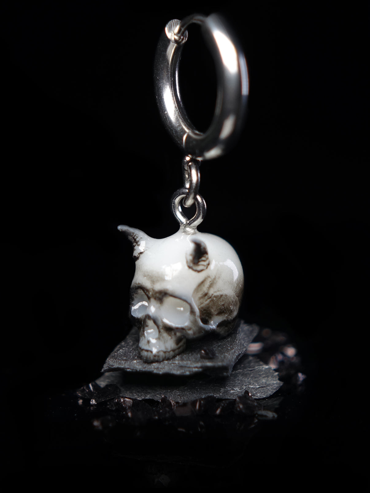 Devil Skull Ghost (Pair) – Fright Light Studio