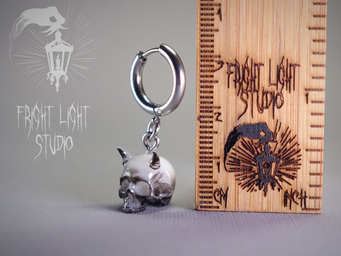 Devil Skull Ghost (Pair) – Fright Light Studio